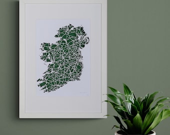Irish Family Map - Etsy
