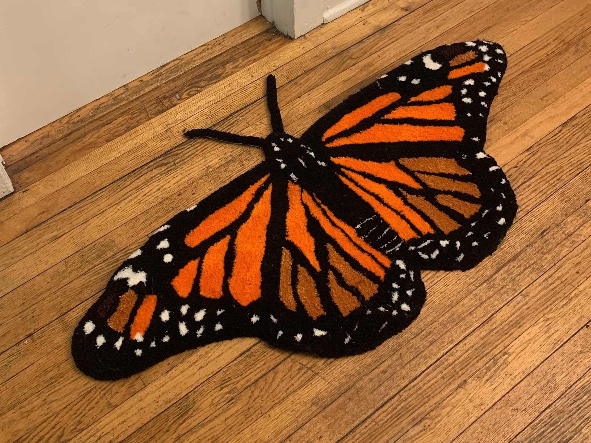 Monarch Butterfly Rug - Etsy