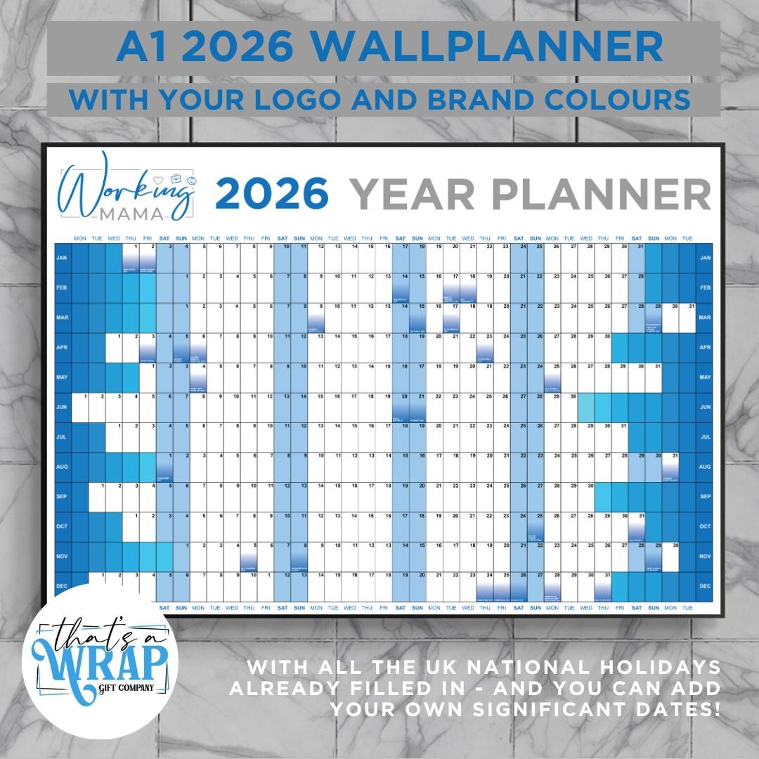 A1 Branded Business Wall Planner - Etsy