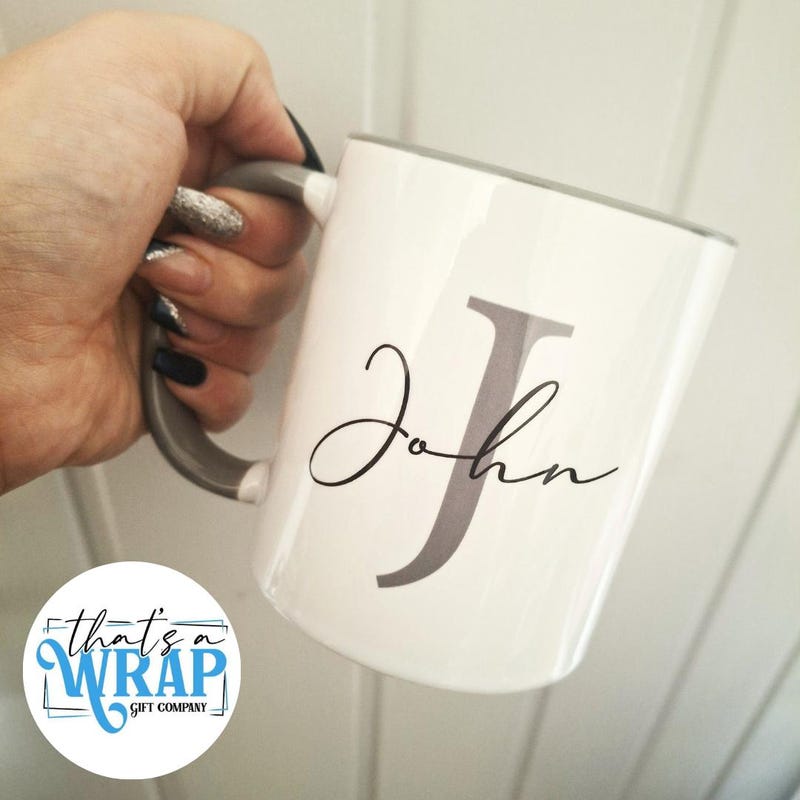 Initial Mug - Etsy UK
