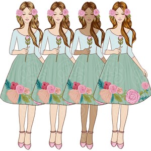 Spring Girl Clipart Spring Clip Art Spring Clipart Easter Clipart ...