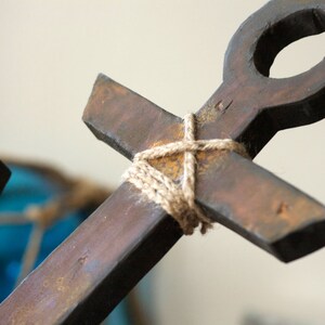 ANCHOR Rusty Wood Rustic Wall Art Decor House Warming - Etsy