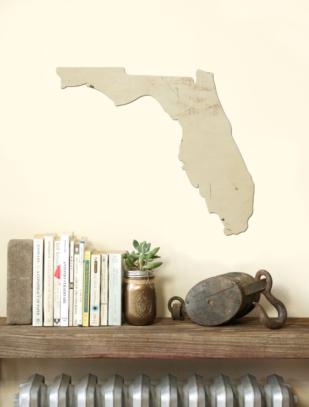 FLORIDA State Wood Cut Out Silhouette Wall Art Decor House - Etsy