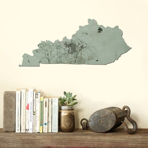 KENTUCKY State Wood Cut Out Silhouette Wall Art Decor House Warming - Etsy