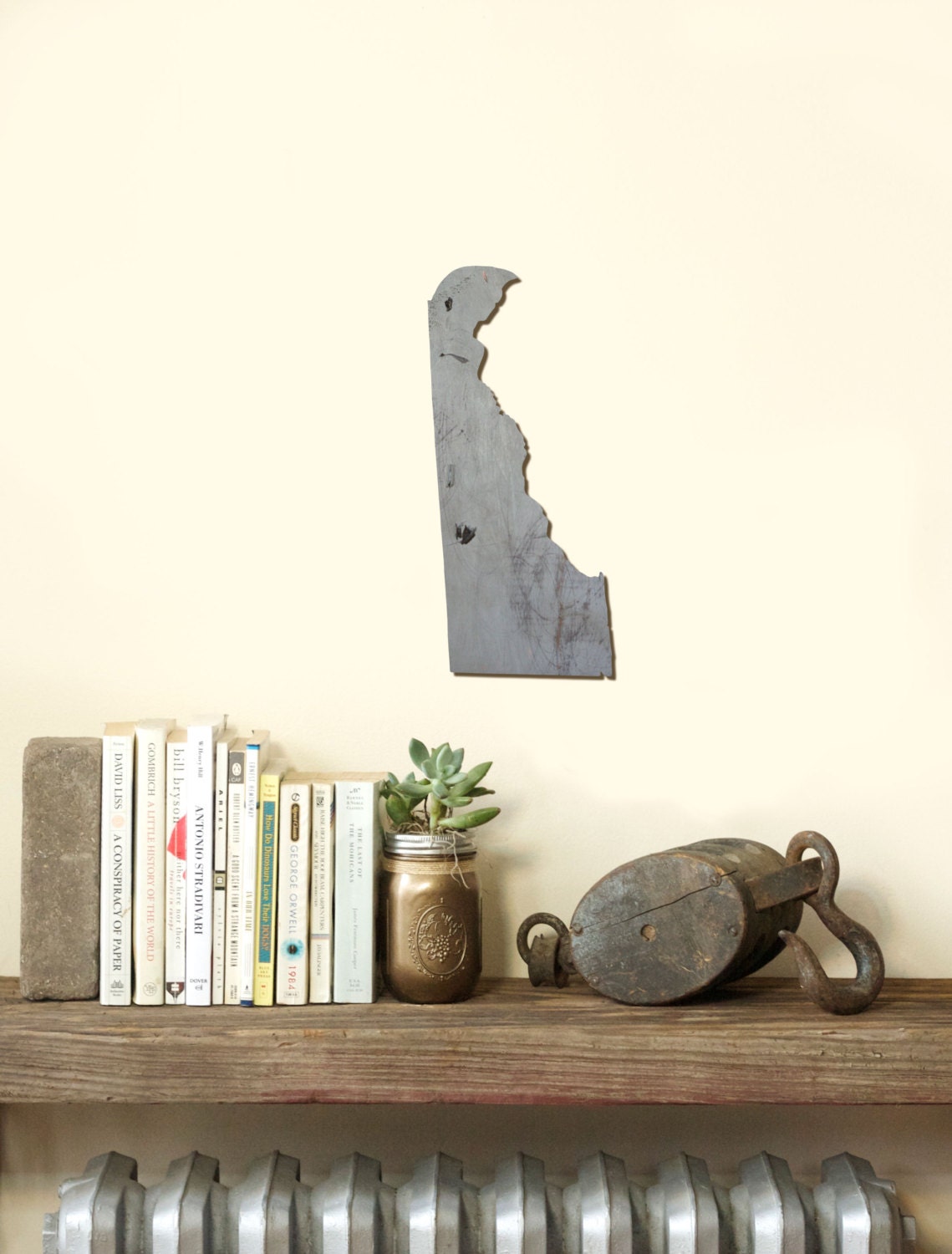 DELAWARE State Wood Cut Out Silhouette Wall Art Decor House - Etsy