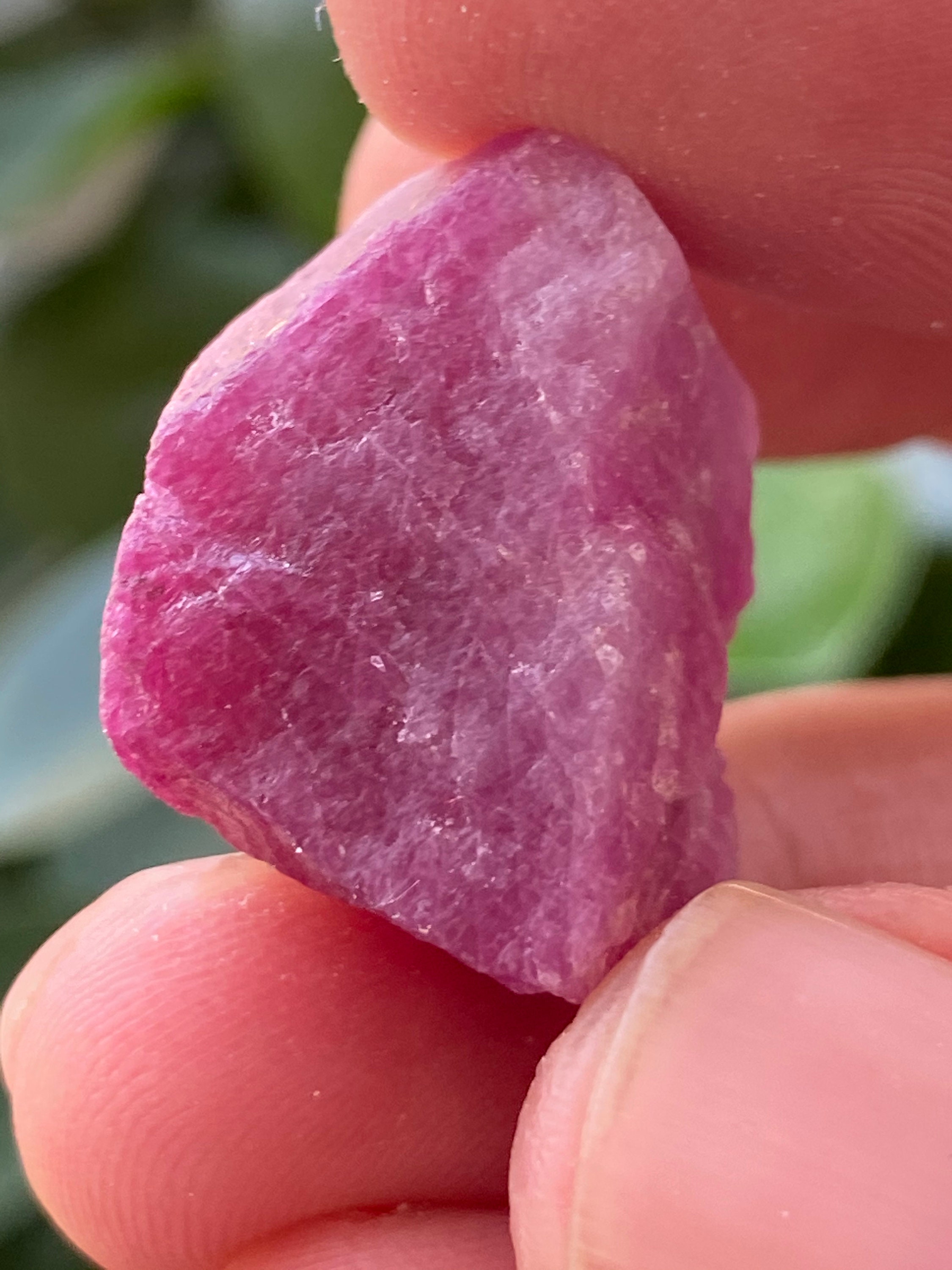 Natürlicher Rubin roh 675 Karat Größe 25x1mm ungewärmt Rubin - Etsy.de