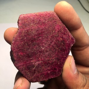 Extremely Rare Natural Ruby Hexagon Shape Ruby Raw 425 Carats | Etsy