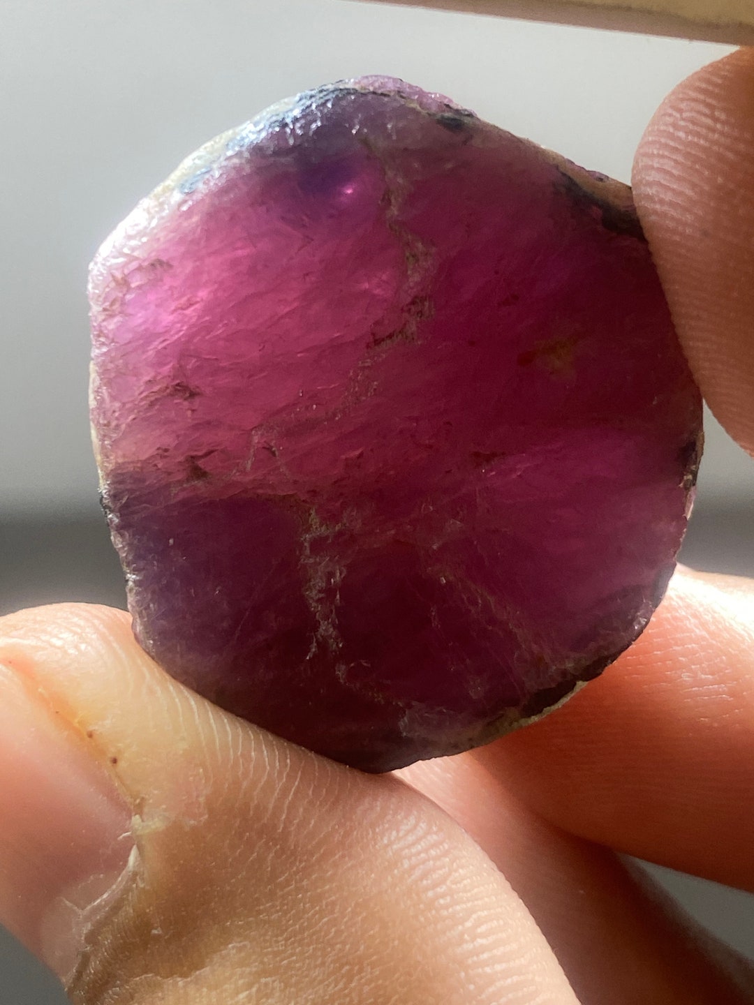 Ruby Raw Natural Ruby 83 Carats Size 30x26mm Unheated Ruby Natural Ruby ...