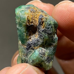 Rare Huge Emerald Raw Single Piece 46 Carats Big Size 27x15mm Emerald ...