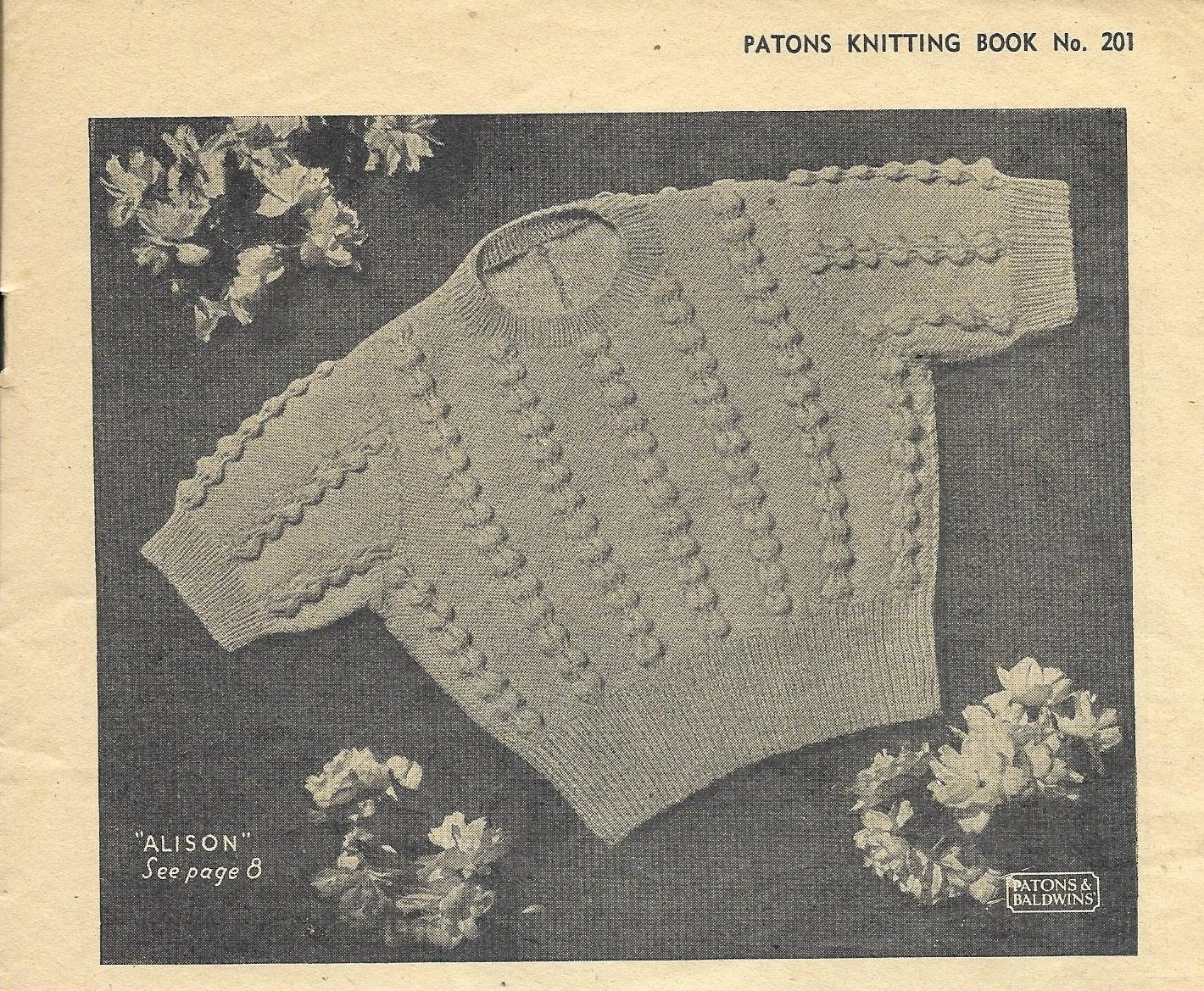A Very Early Edition of Patons Patterns. Patons 201. - Etsy