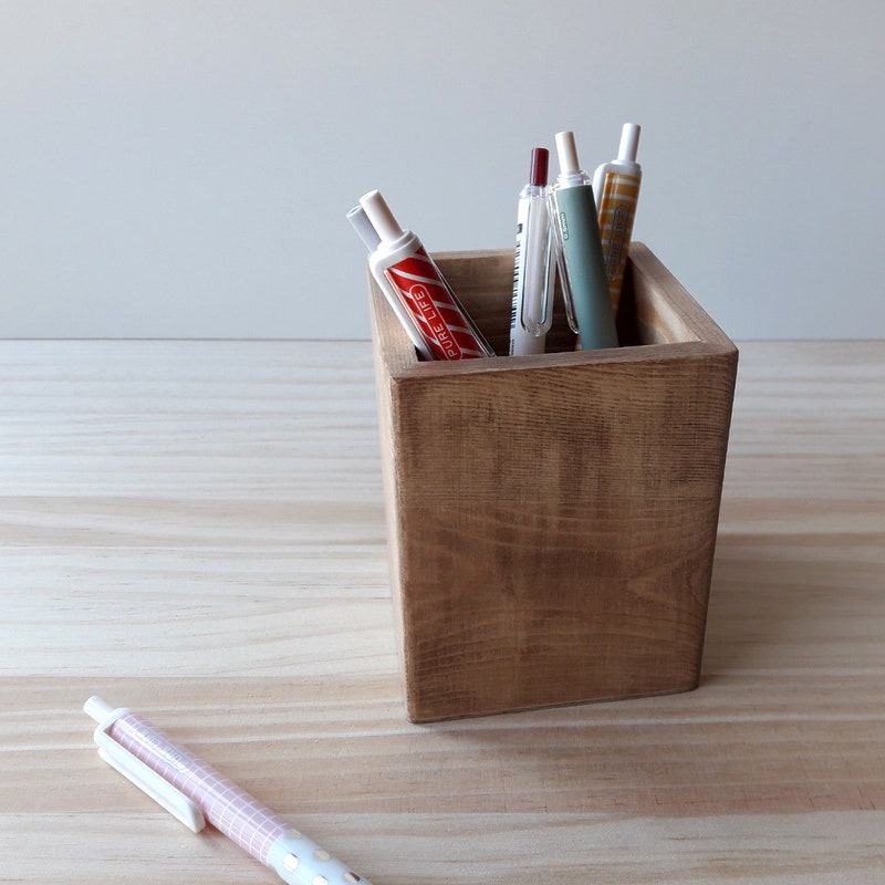 Wooden Desk Tidy - Etsy Australia
