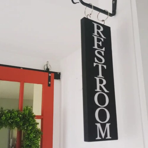 NEW Personalized Bathroom Street Sign/vertical - Etsy