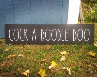 Cock a Doodle Doo | Etsy
