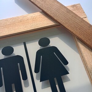 NEW! EVERYTHING INCLUDED! Potty Sign Restroom Symbol Bathroom Sign ...