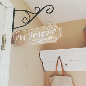 Farmhouse Style Stained Street Sign, Personalized Street Signs, Rustic ...