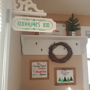 Street Sign Holiday Open House Christmas Personalized Farmhouse Decor ...