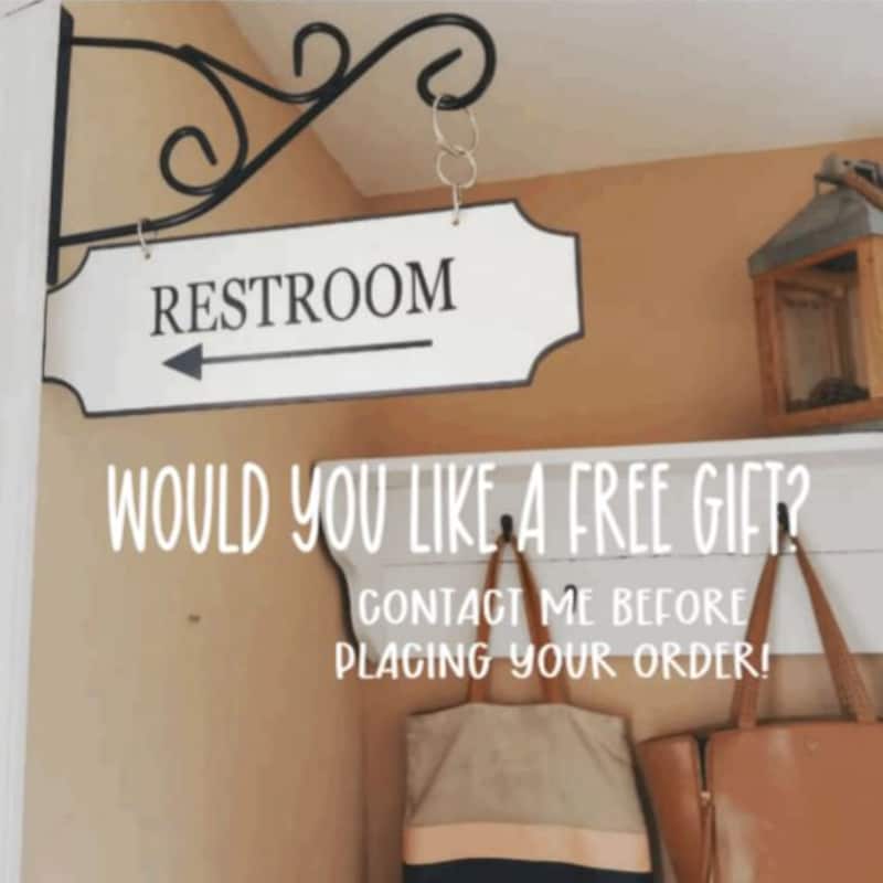 Farmhouse Bathroom Signs - Etsy