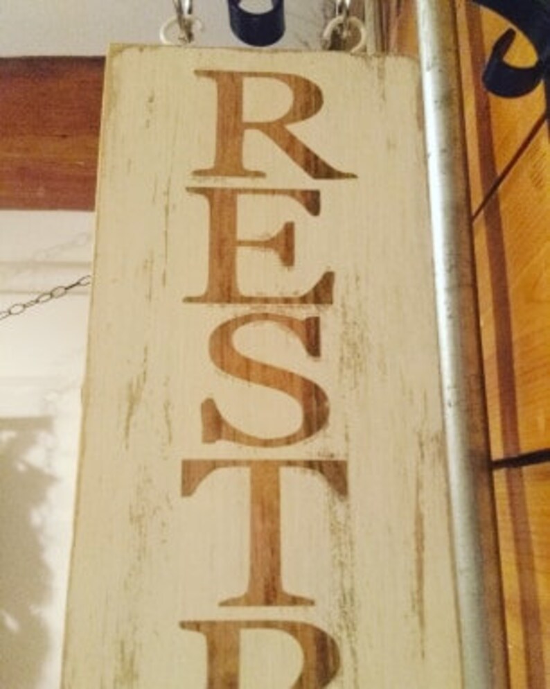 NEW Personalized Bathroom Street Sign/Vertical | Etsy