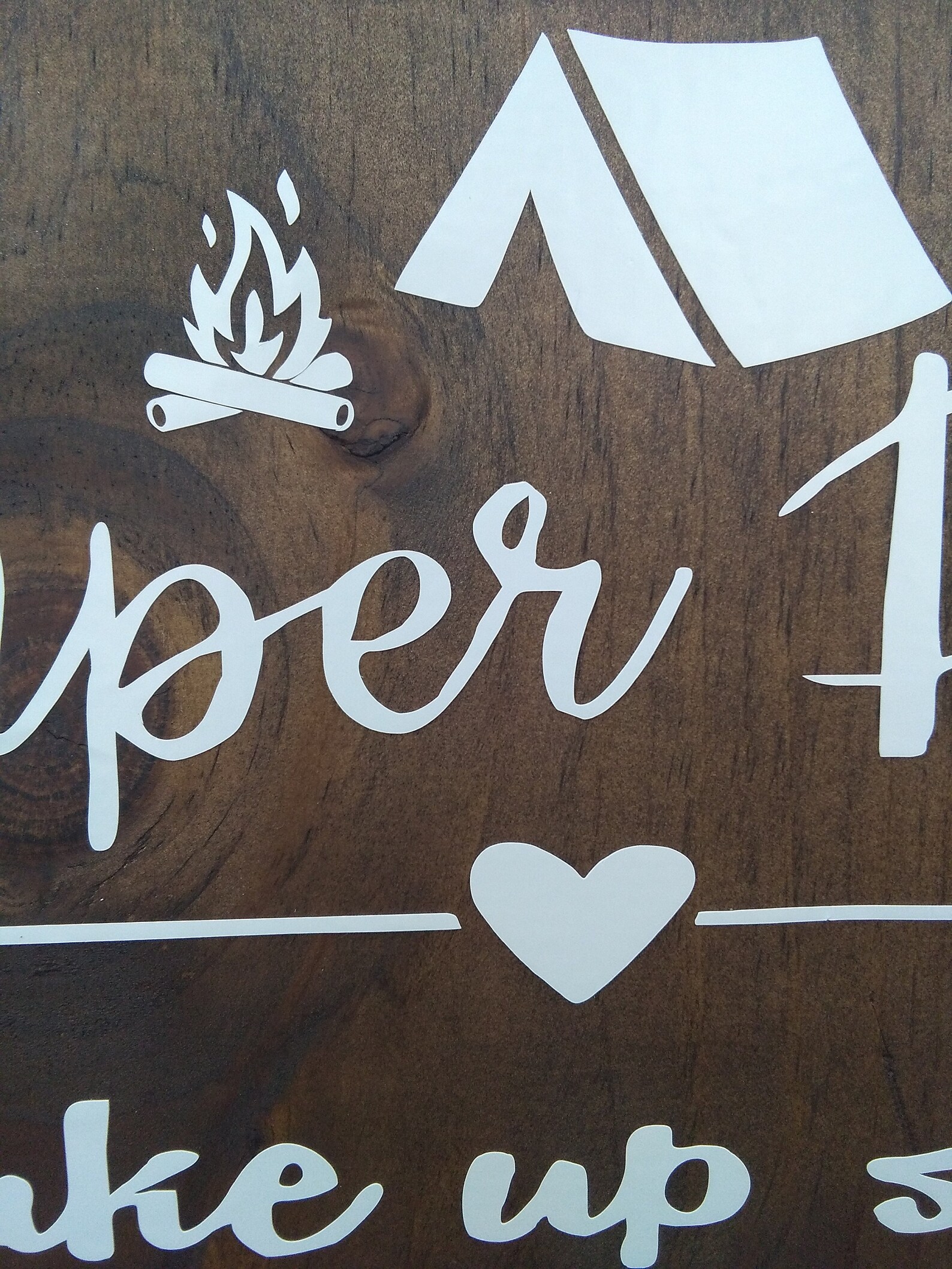 Camper Rules Sign Camping Sign Rustic Summer Sign Wooden | Etsy