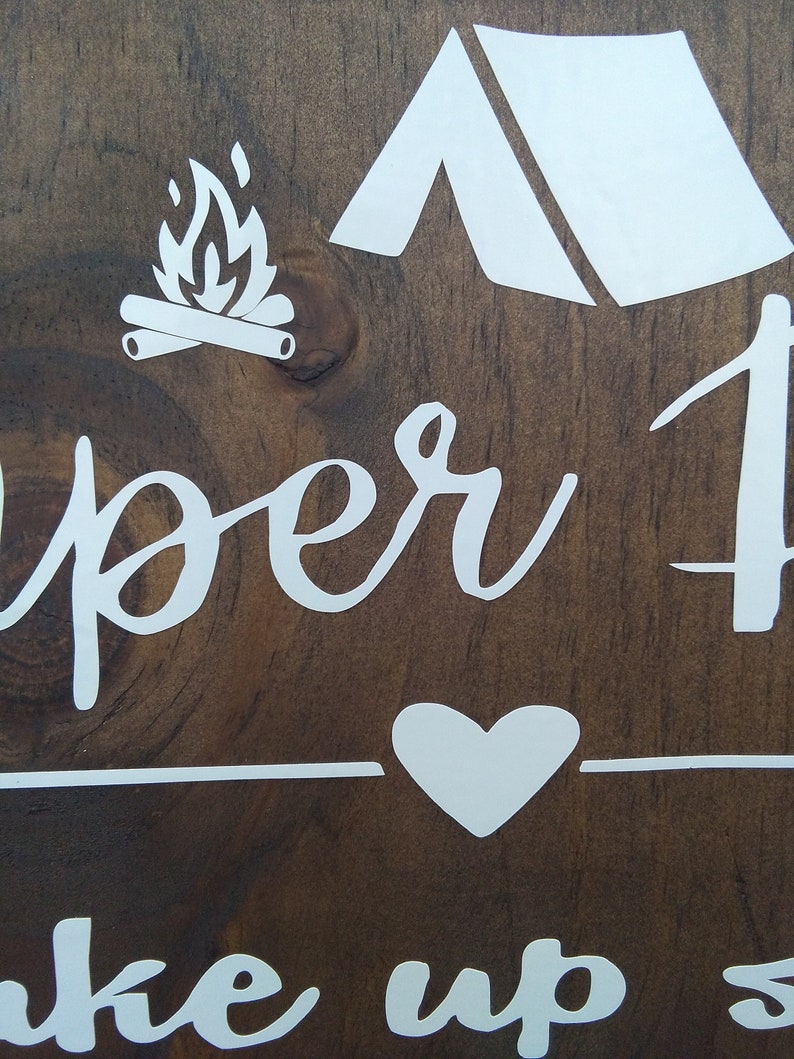 Camper Rules Sign Camping Sign Rustic Summer Sign Wooden - Etsy