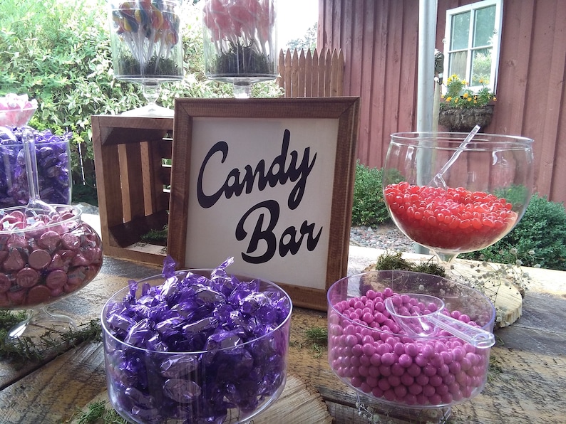 Candy Bar Sign 12x12 Personalized Sign - Etsy