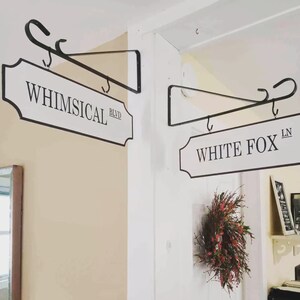 Custom Sign Double Sided, Personalized Street Signs, Rustic Street ...