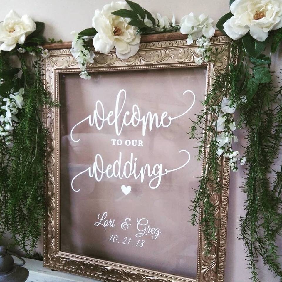 Customized Wedding Welcome Sign 16 x 20 Wedding | Etsy