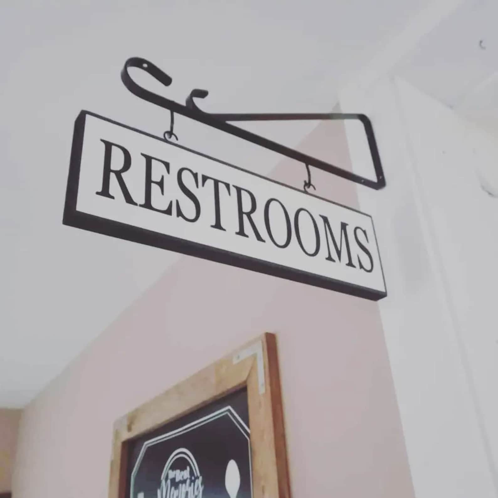 Restrooms / Bathroom Street Sign/restroom Sign/personalized Street ...