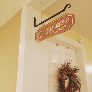 Farmhouse Style Stained Street Sign, Personalized Street Signs, Rustic ...