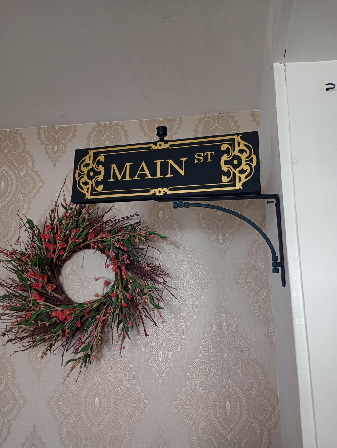 NEW!! Restroom Sign Double Sided Restroom Directional Sign Restroom ...