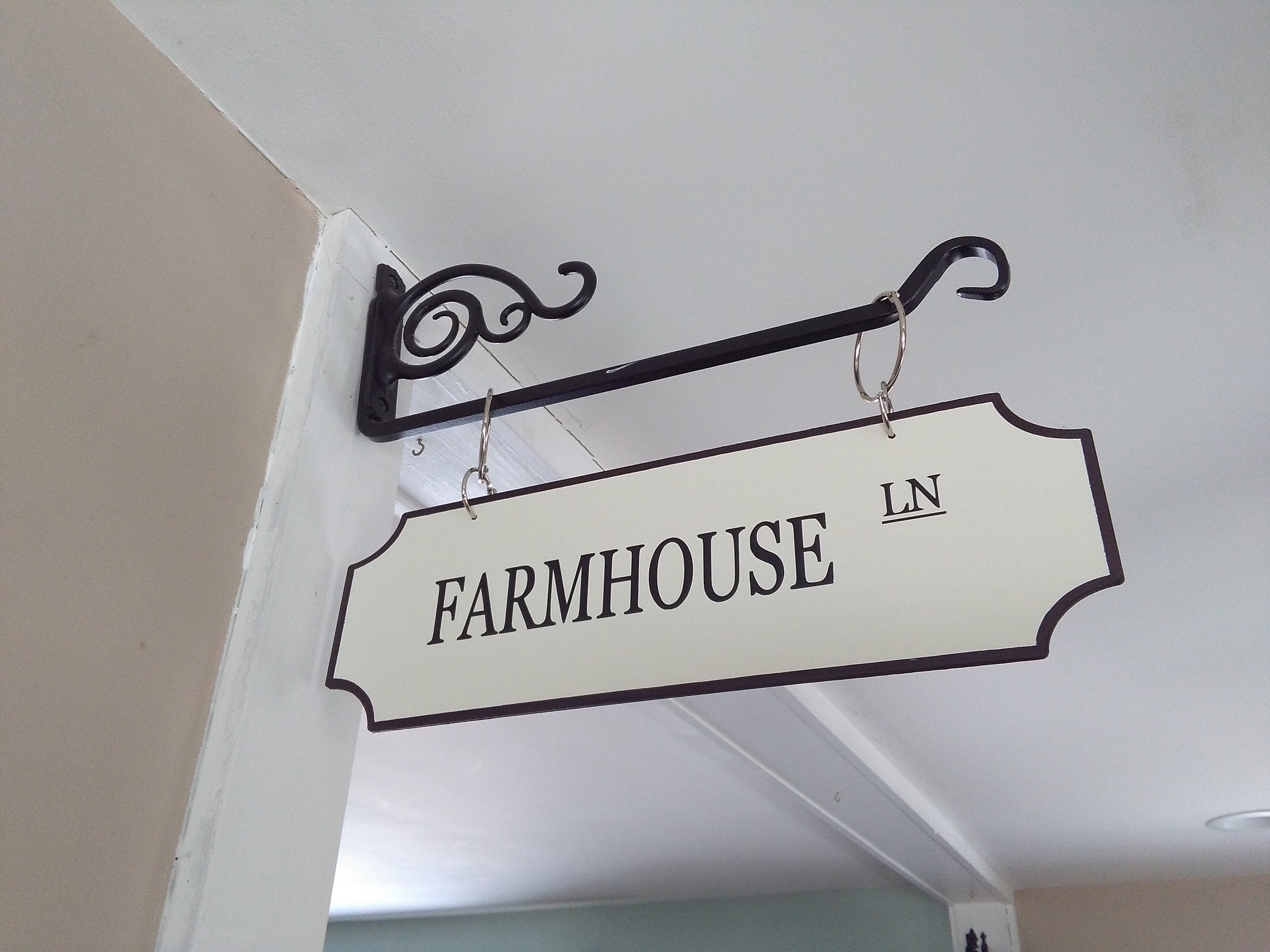 Farmhouse Style Decor Personalized Street Signs Rustic - Etsy