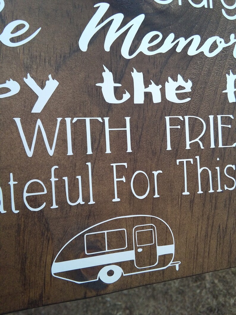 Camper Rules Sign Camping Sign Rustic Summer Sign Wooden - Etsy