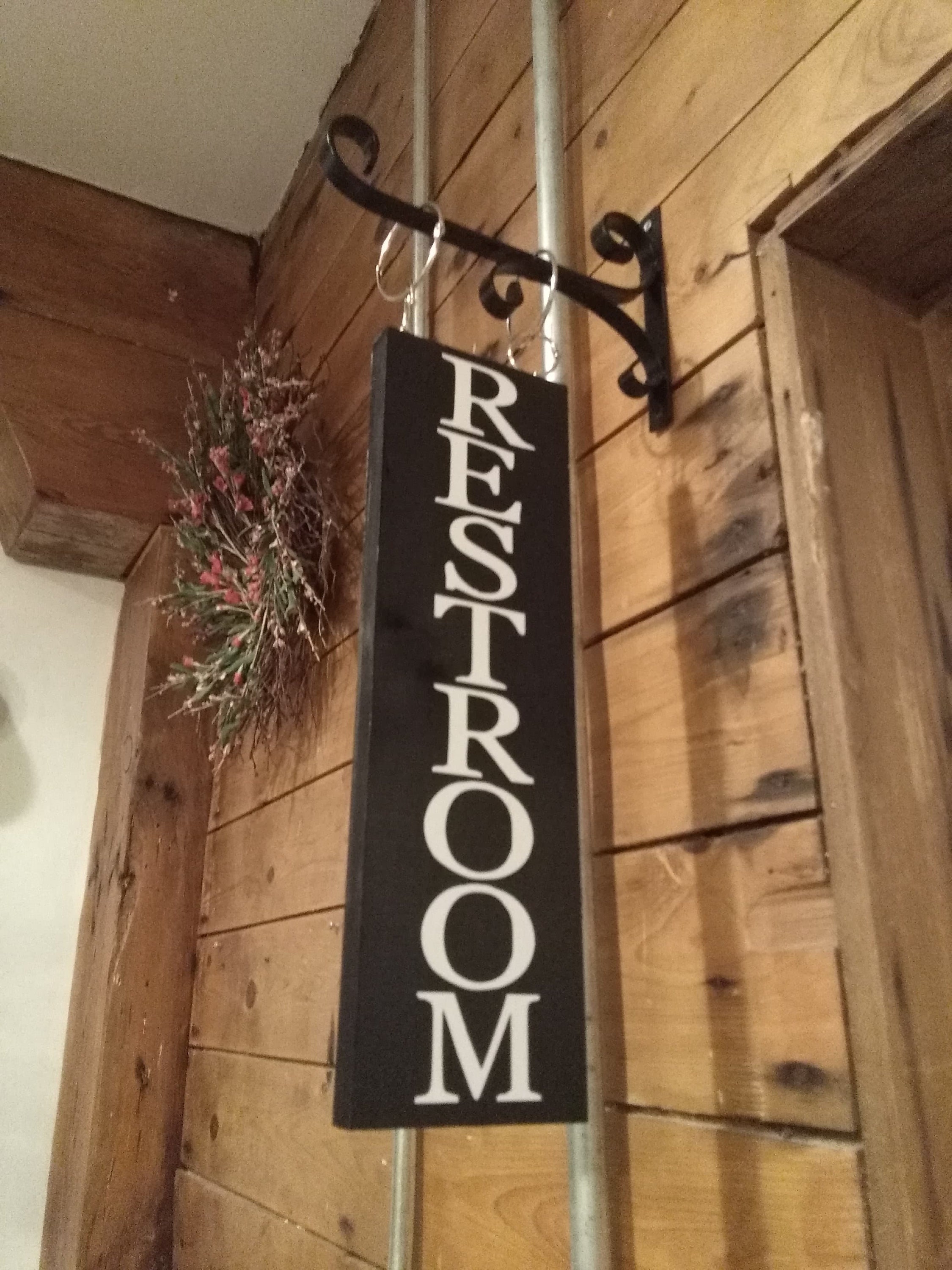 NEW!! Personalized Bathroom Street Sign/vertical Restroom/personalized ...