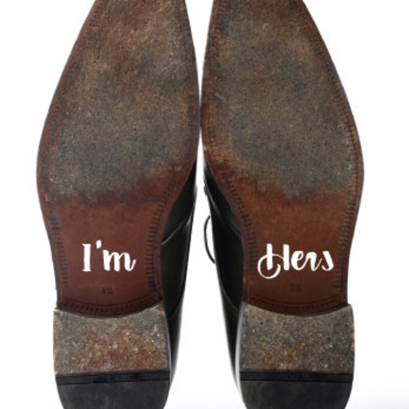Wedding Shoe Decals - Etsy