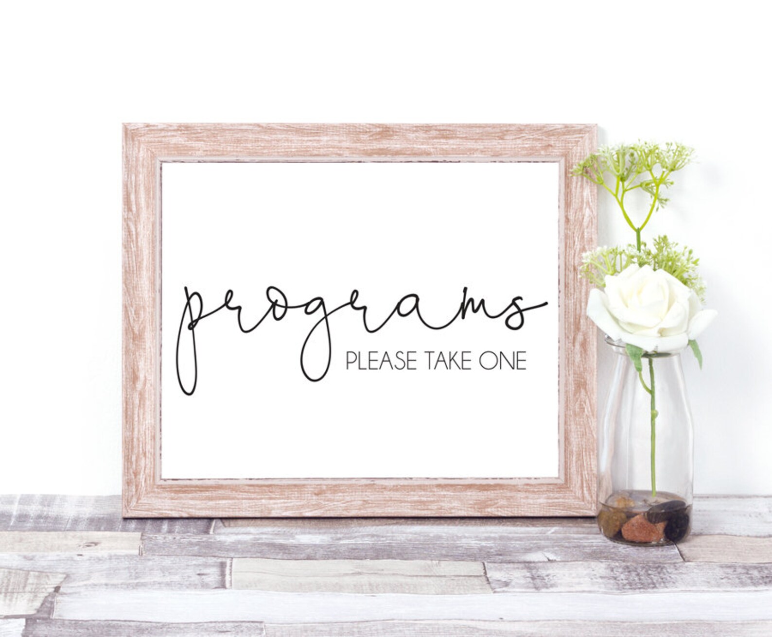 Wedding Printable Please Sign Our Guest Book Programs | Etsy