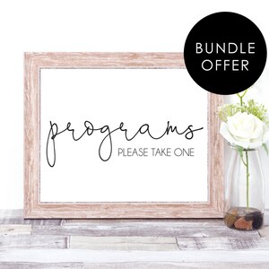 Wedding Printable | Please Sign Our Guest Book | Programs Please Take ...