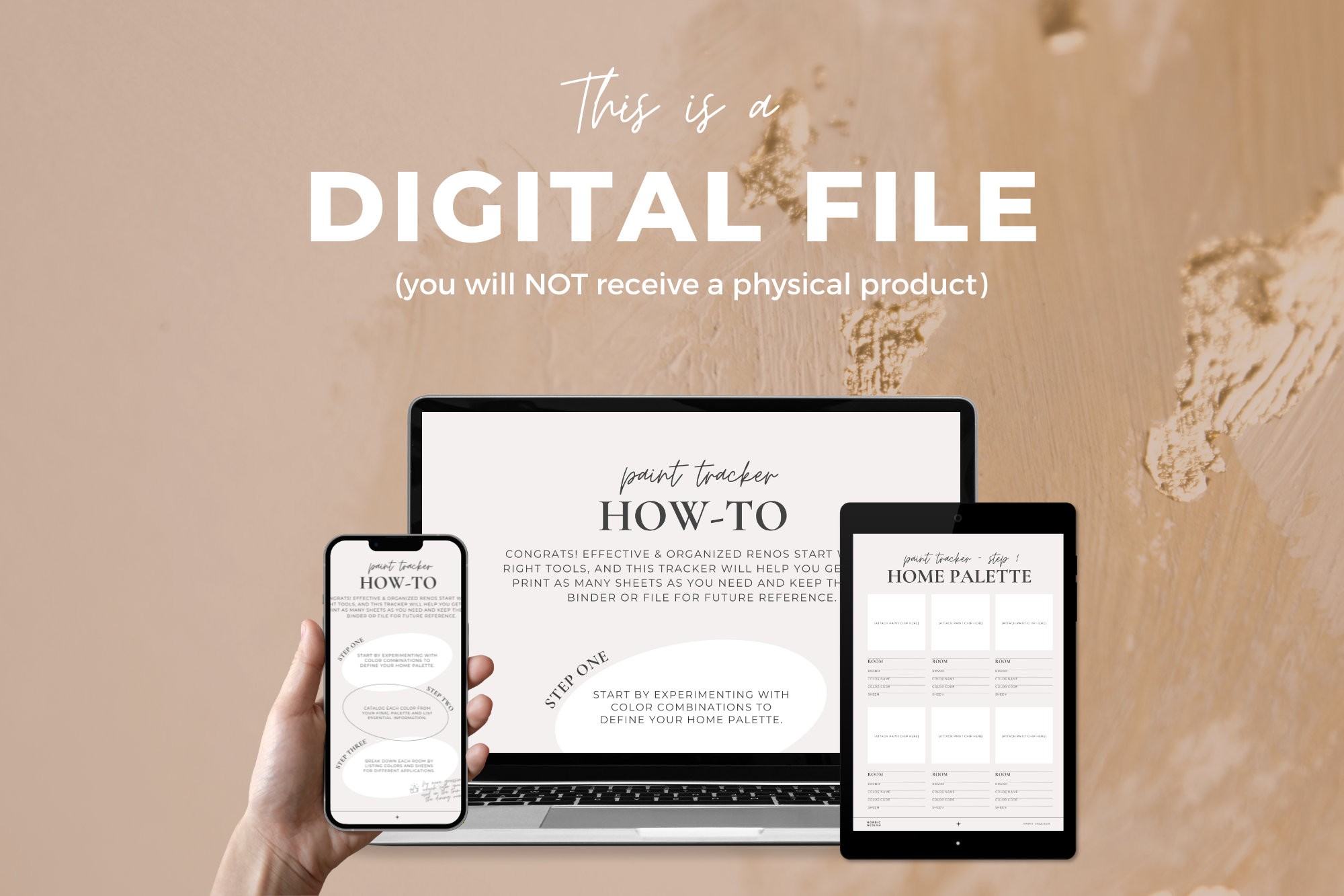 Home Paint Colors Tracker and Planner, Color Palette, Home Renovation ...