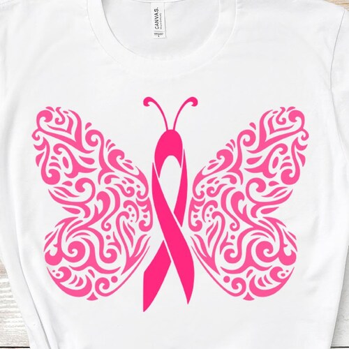 Cancer Awareness SVG Brave and Strong Cancer Ribbon Cut File | Etsy