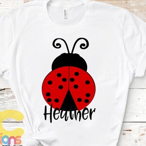 Ladybug SVG, Mothers Day Svg, Lady Bug Monogram SVG, Valentine Svg ...