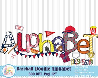 Baseball Letters - Etsy