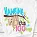 100 Days Svg, Sloth 100th Day of School Svg, Sloth Svg, Hanging Out for ...