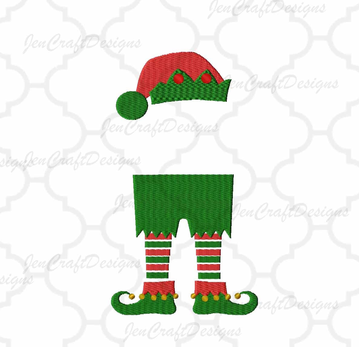 Boy Elf Legs Monogram Frame Embroidery Design Machine | Etsy