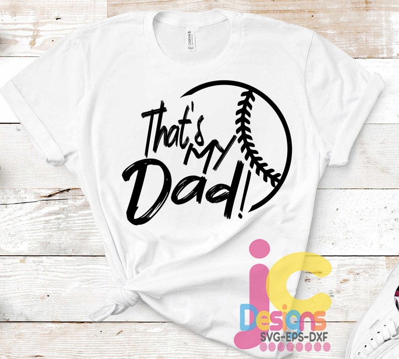 Baseball SVG That's My Dad Baseball Svg Papa Daddy - Etsy