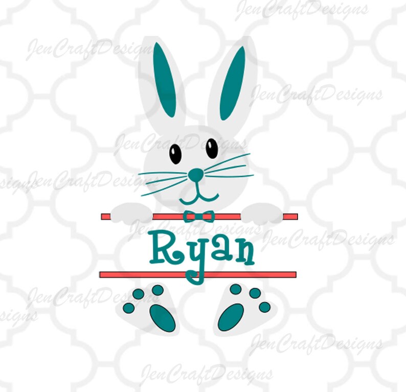 Easter Svg Boy Easter Bunny Svg Easter Split Svg Easter - Etsy