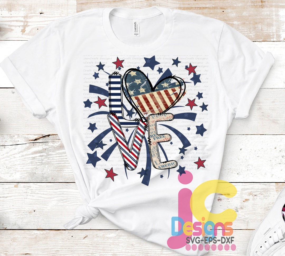 July 4th PNG Patriotic LOVE Png, Fireworks, Fourth of July ...