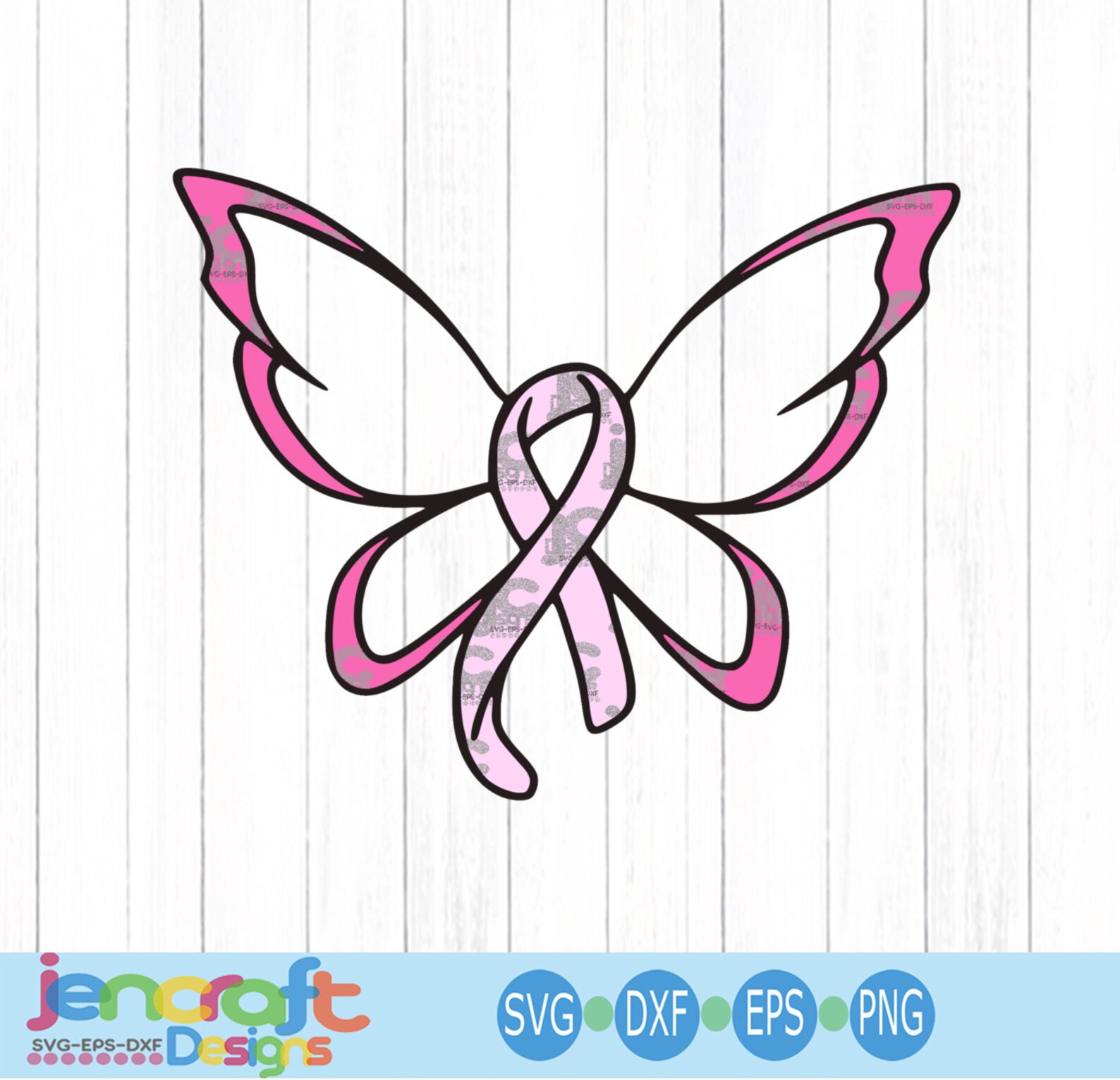Cancer Ribbon svg Butterfly SVG Breast Cancer Awareness Cut | Etsy