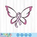 Cancer Ribbon Svg Butterfly SVG Breast Cancer Awareness Cut File Pink ...