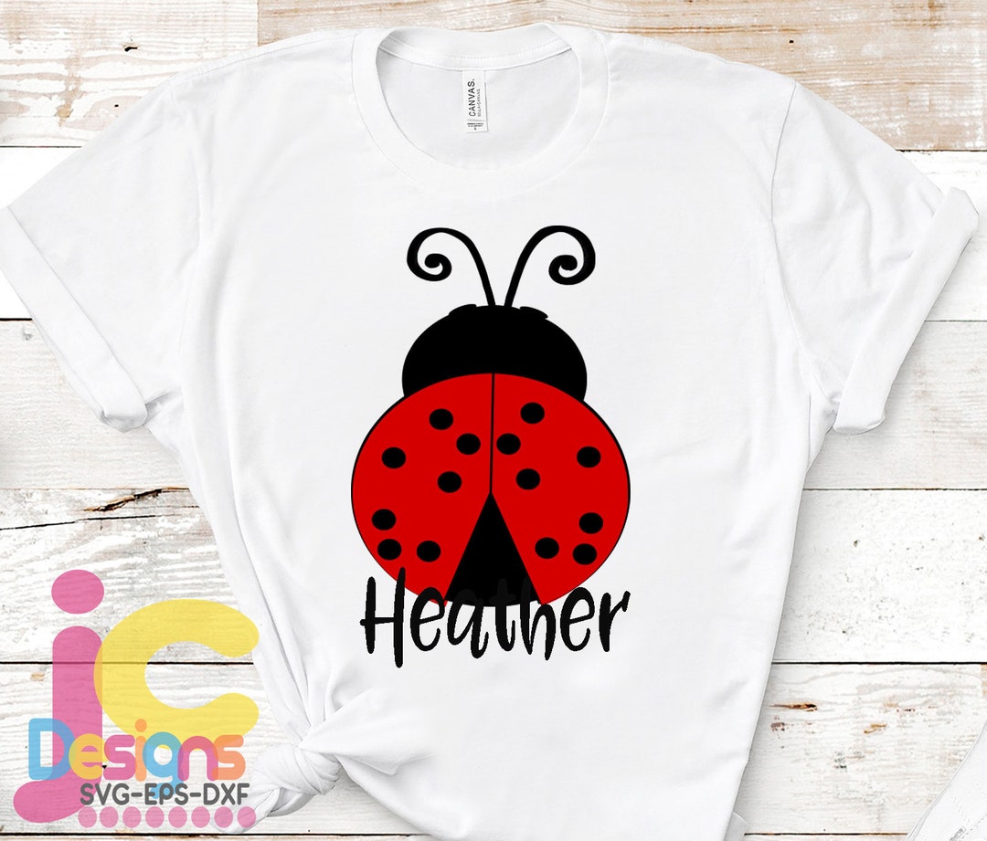 Ladybug SVG, Mothers Day Svg, Lady Bug Monogram SVG, Valentine Svg ...