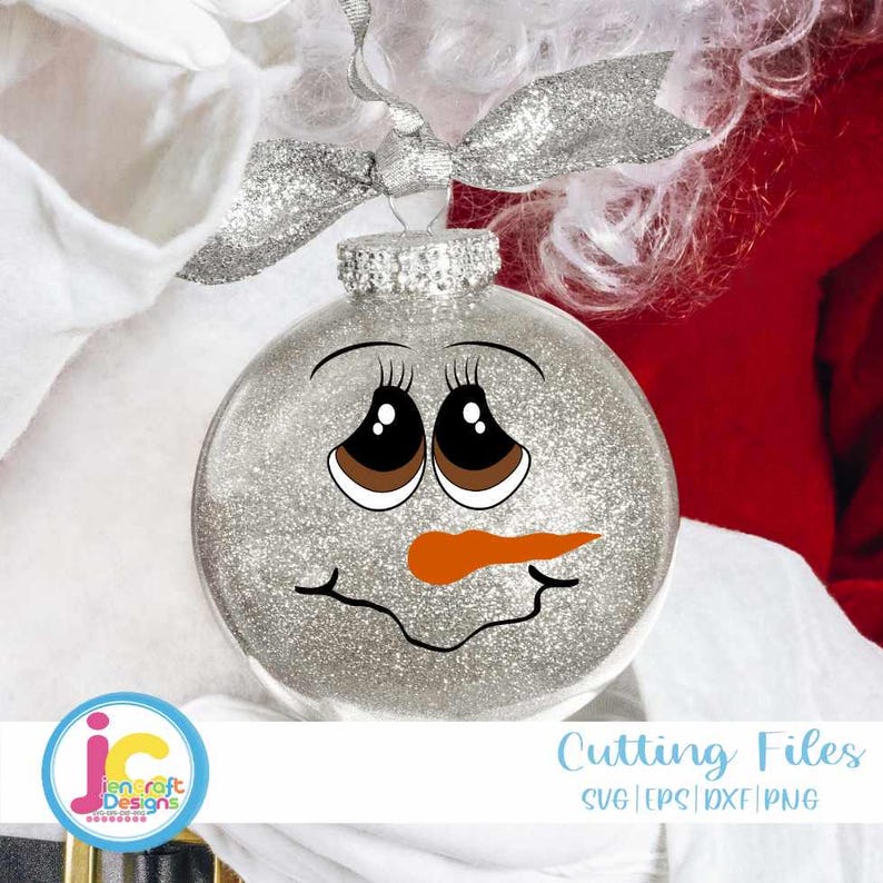 Cute Snowman Faces SVG, Christmas Clipart (digital Download) - Etsy