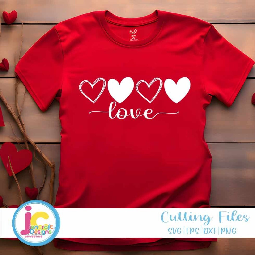Valentine Svg, Love Svg Files, Love Hearts Svg, Valentines Day Svg ...